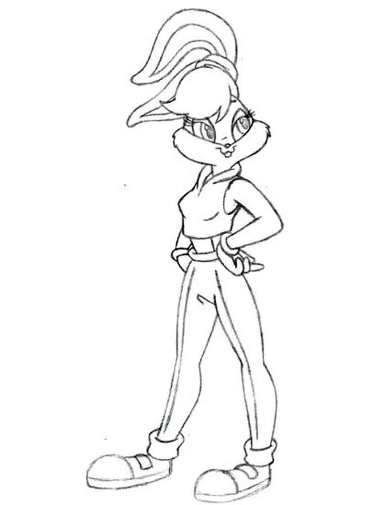 Lola Bunny 4 coloring page
