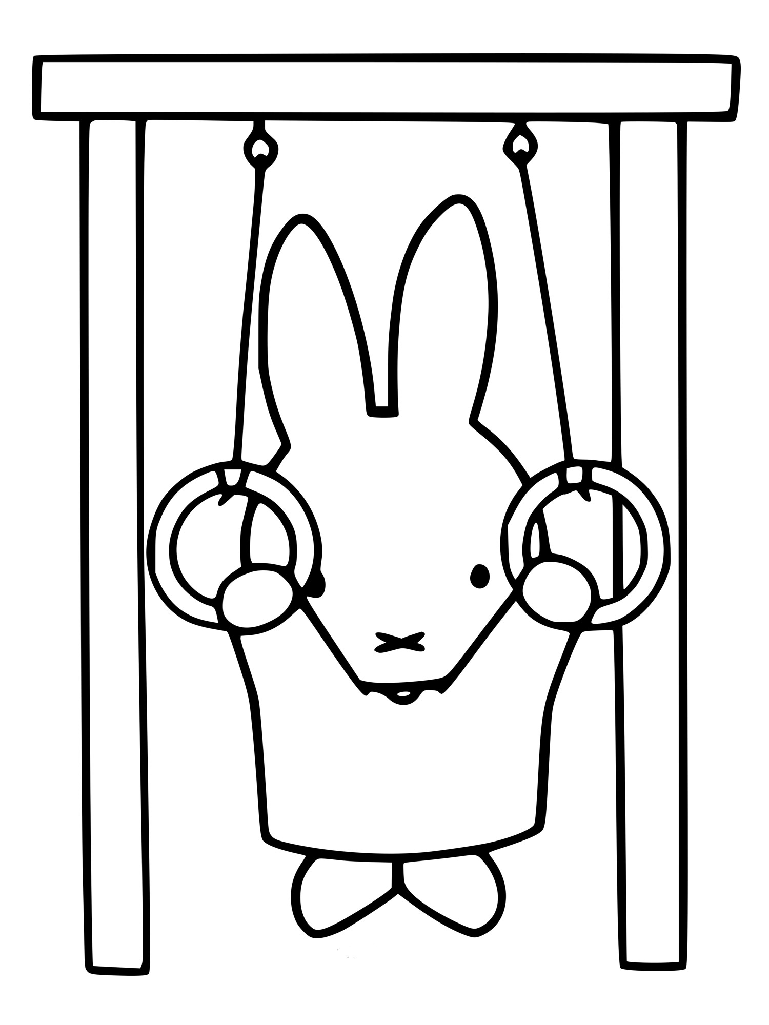 Miffy 22 coloring page