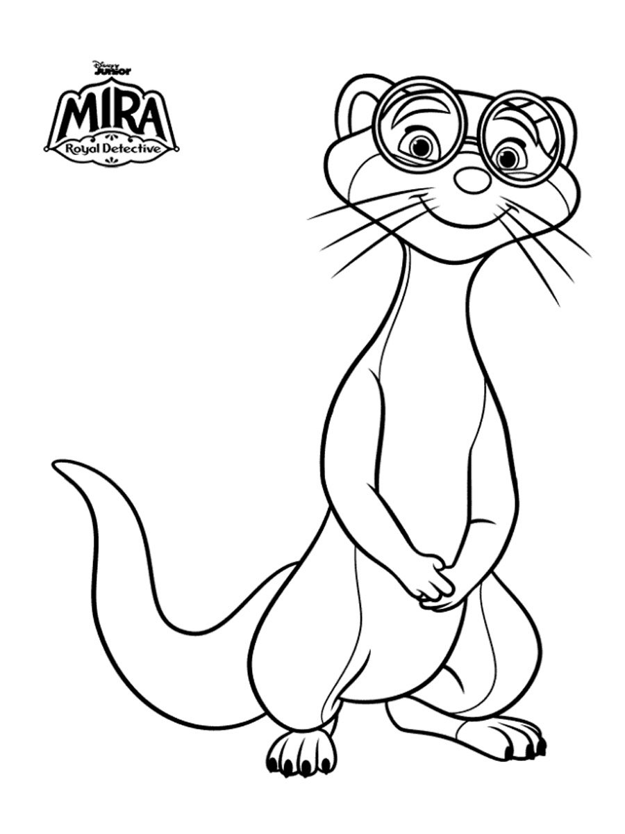 Mira, Royal Detective 5 coloring page