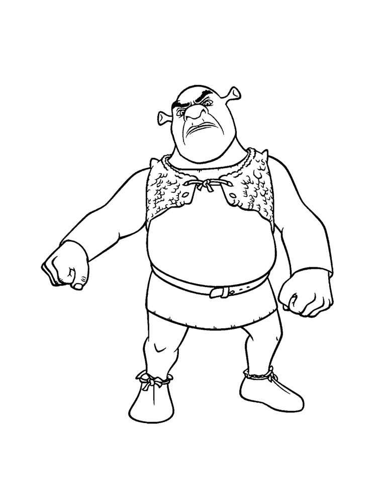 Shrek coloring pages - SeaColoring